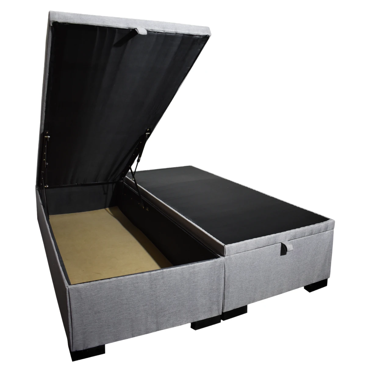 Base de Cama Baúl 2 Plazas Eco Cuero - Mueblart